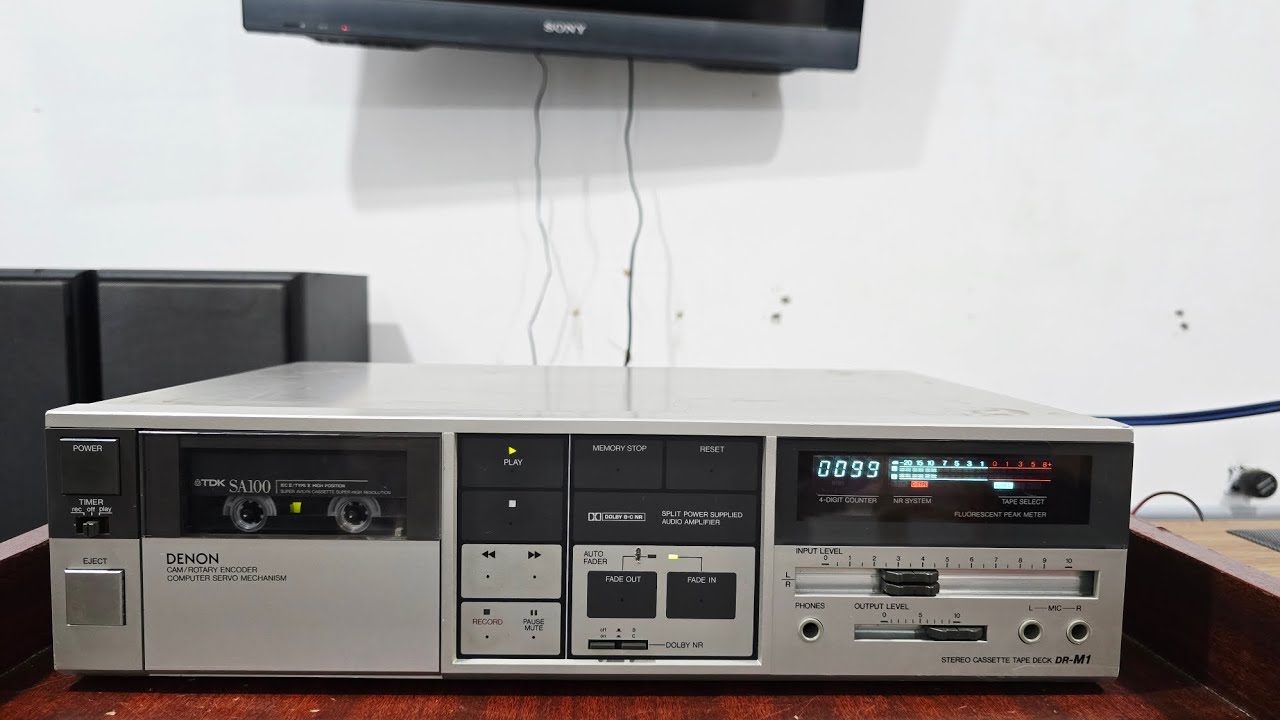 DENON Vintage Stereo Cassette Deck DR-M1/For Sale/Infinity Audio ...