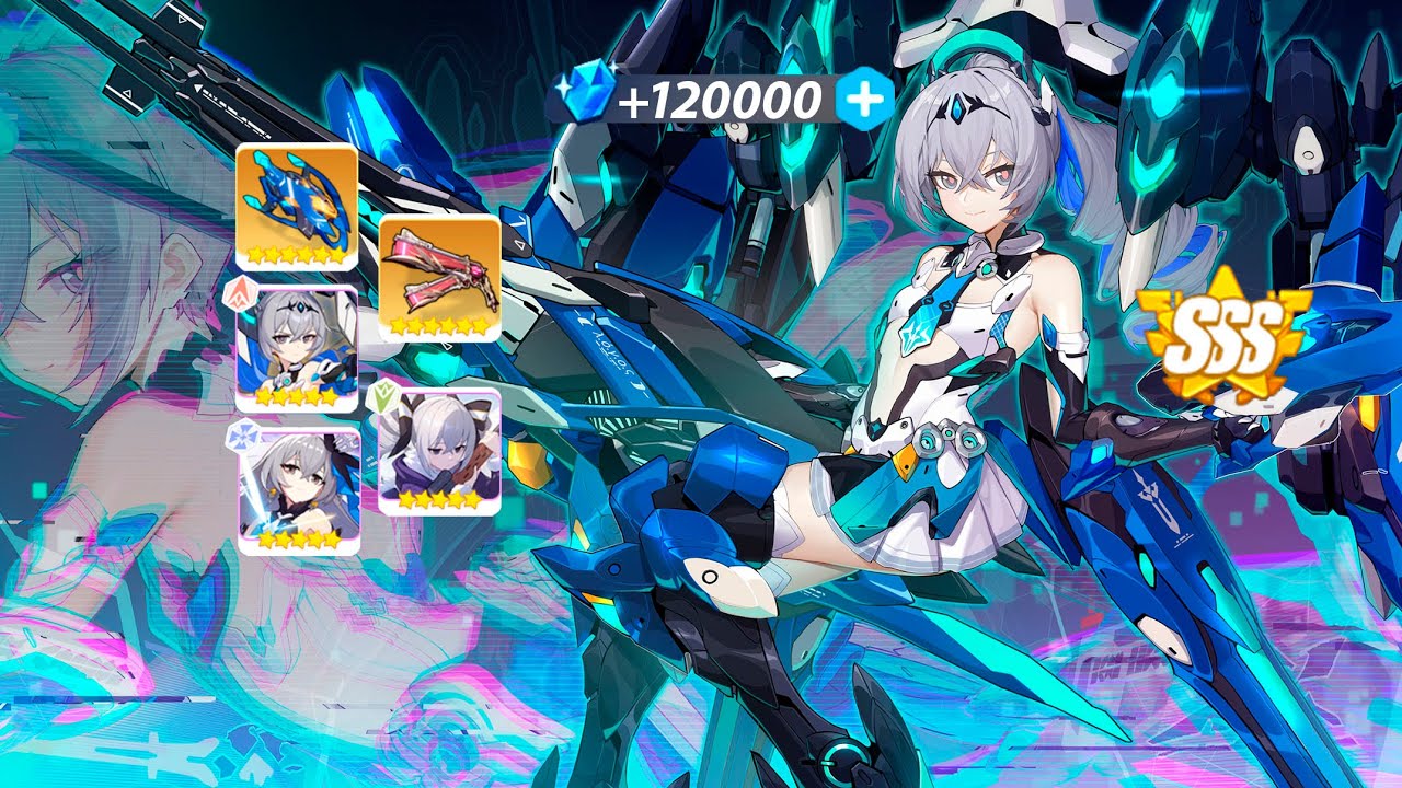 [HI3] HoTr SSS pulls ~ 120k crystals - YouTube