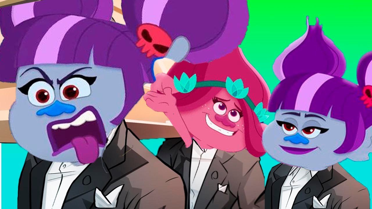 Poppy and Val's Rock Battle TROLLSTOPIA Coffin Dance Song COVER - YouTube