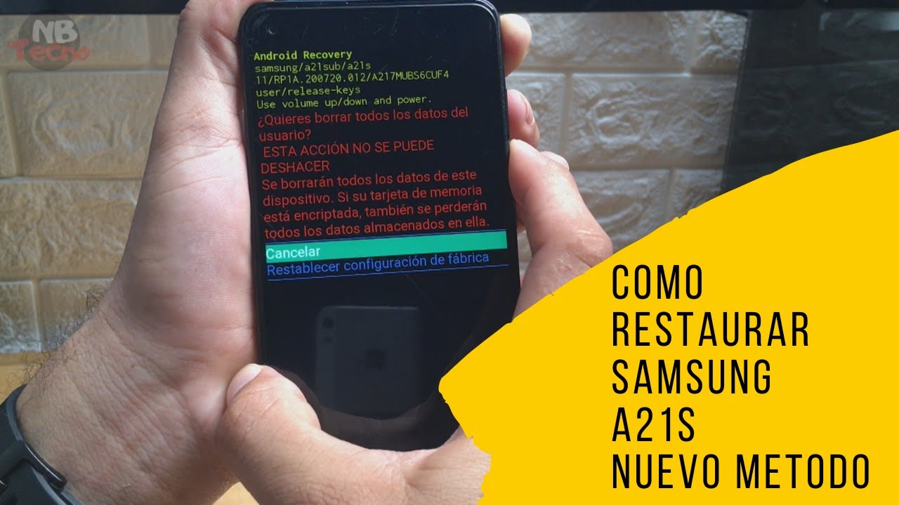 Como Entrar Modo Recovery Samsung A21s / NUEVO METODO @nabatecno