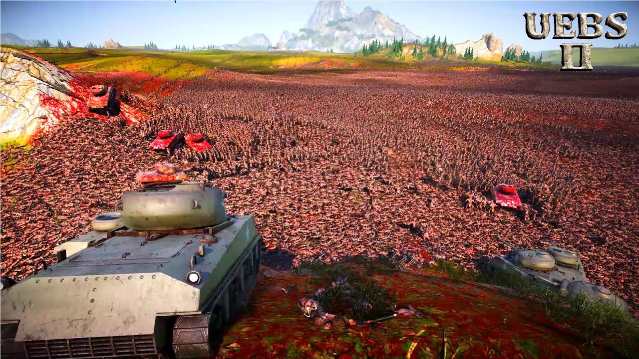 300 SHERMAN TANKS vs 3,000,000 ORCS | Ultimate Epic Battle Simulator 2 ...
