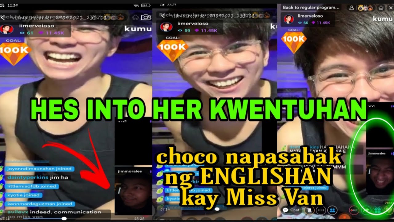 HES INTO HER TEASER KWENTUHAN WITH LIMER VELOSO ,MISS VAN & JIM MORALES ...