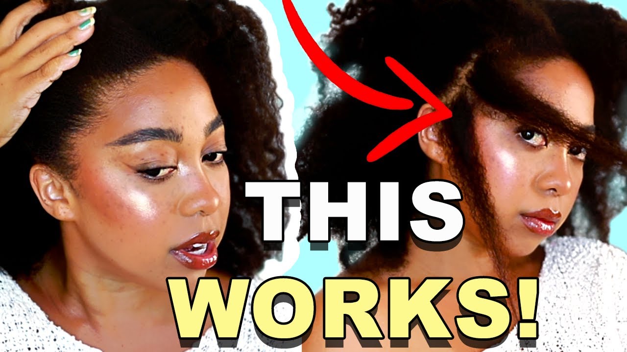 HOW TO GROW EDGES BACK FAST | HOW TO ACTUALLY GROW YOUR EDGES/HAIRLINE ...