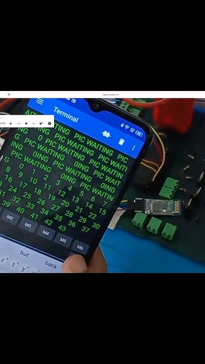 Start/stop PIC16F877A generated counter using smartphone with HC05. #smartphone #code #tech # ...