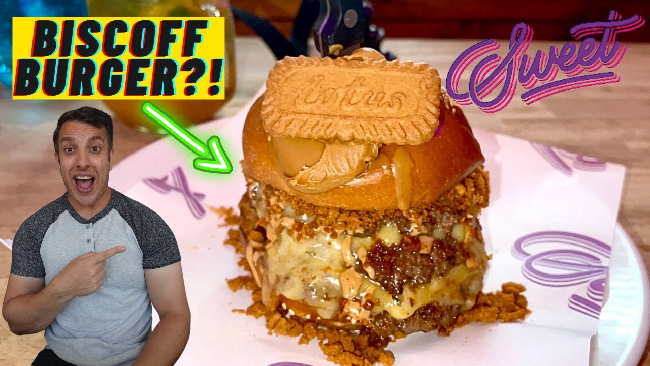 YOU Need To Eat Here! Biscoff Burger?! (And Secret Shisha Spot!) - YouTube