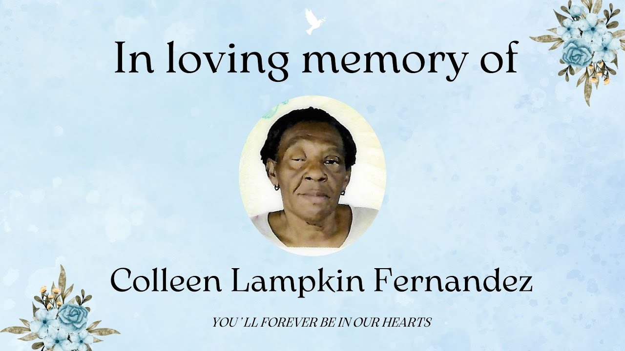 Celebrating The Life Of Colleen Lampkin Fernandez - YouTube