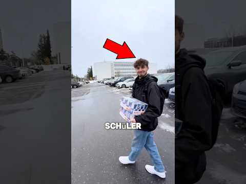 Sie öffneten 200 Dosen im Unterricht 😂 #shorts