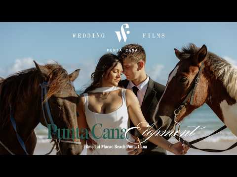 Elopement at Macao Beach Punta Cana 2025 | Chanel & Evan | Beach Wedding Vows Dominican Republic