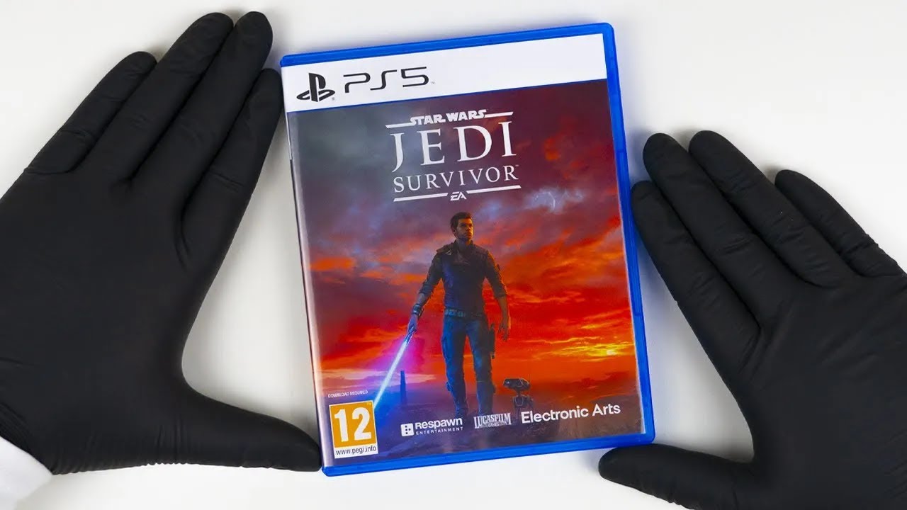 Unboxing Star Wars Jedi: Survivor PlayStation 5 PS5 Game - YouTube