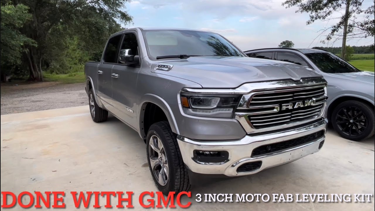 2022 Ram 1500 3” Moto fab leveling kit - YouTube