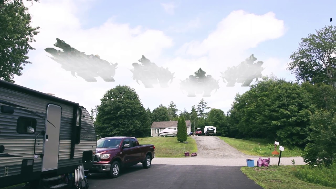 After Effects - Alien Invasion VFX test - YouTube