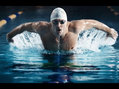 Baby Boy's first swimming training in the home pool (17). ASMR.