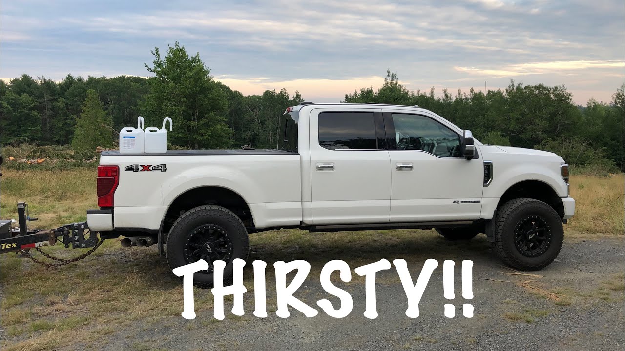 DOES THE 2020 POWERSTROKE USE MORE DEF? AND LONG DAY MOVING GEAR - YouTube