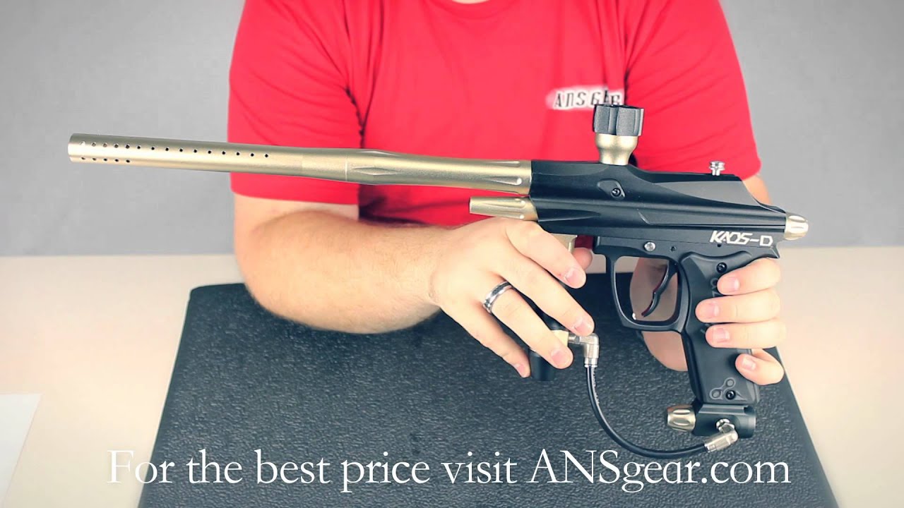 Azodin Kaos D Paintball Marker - YouTube