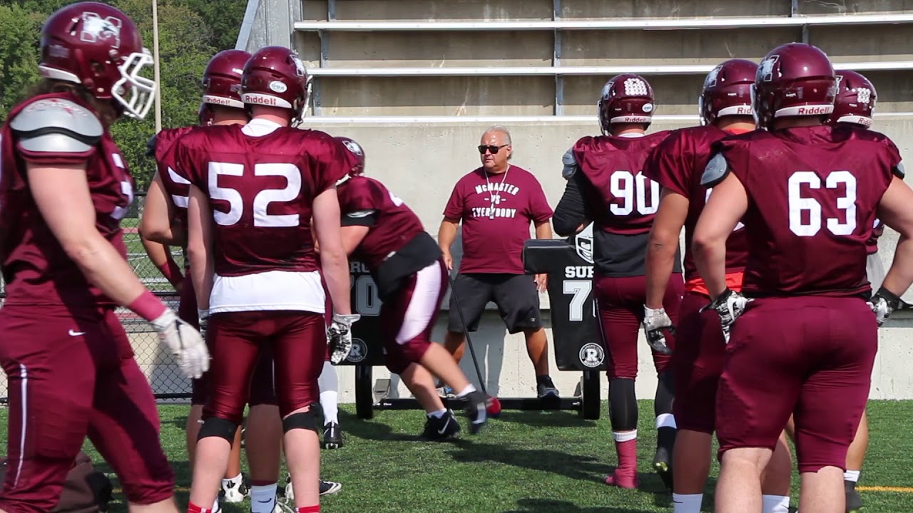 McMaster Marauders Football Camp - YouTube