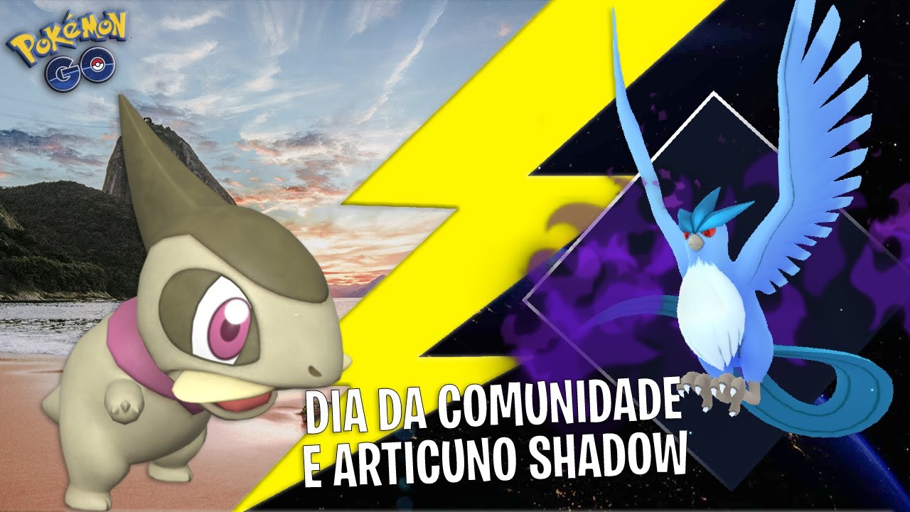 DIA DA COMUNDADE AXEW MAS ANTES RAIDS DE ARTICUNO SHADOW (FLY GPS ...