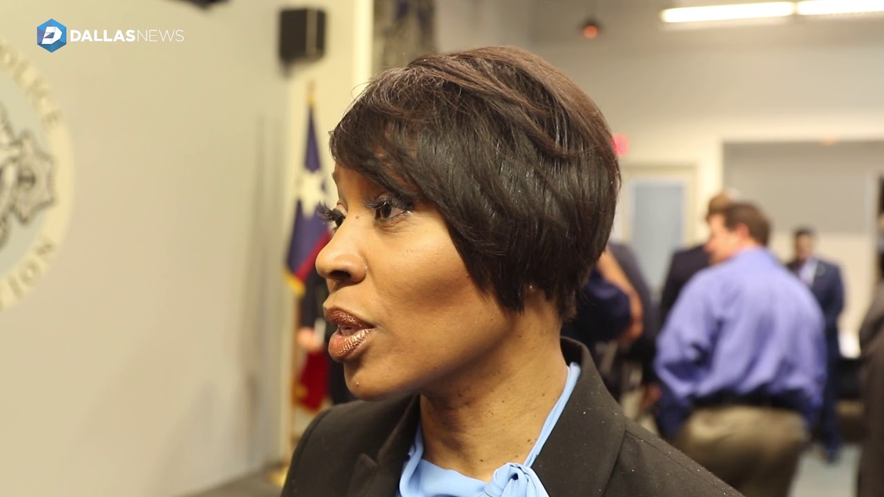 Dallas Police Chief Renee Hall comments on the 1.75 million grant for ...