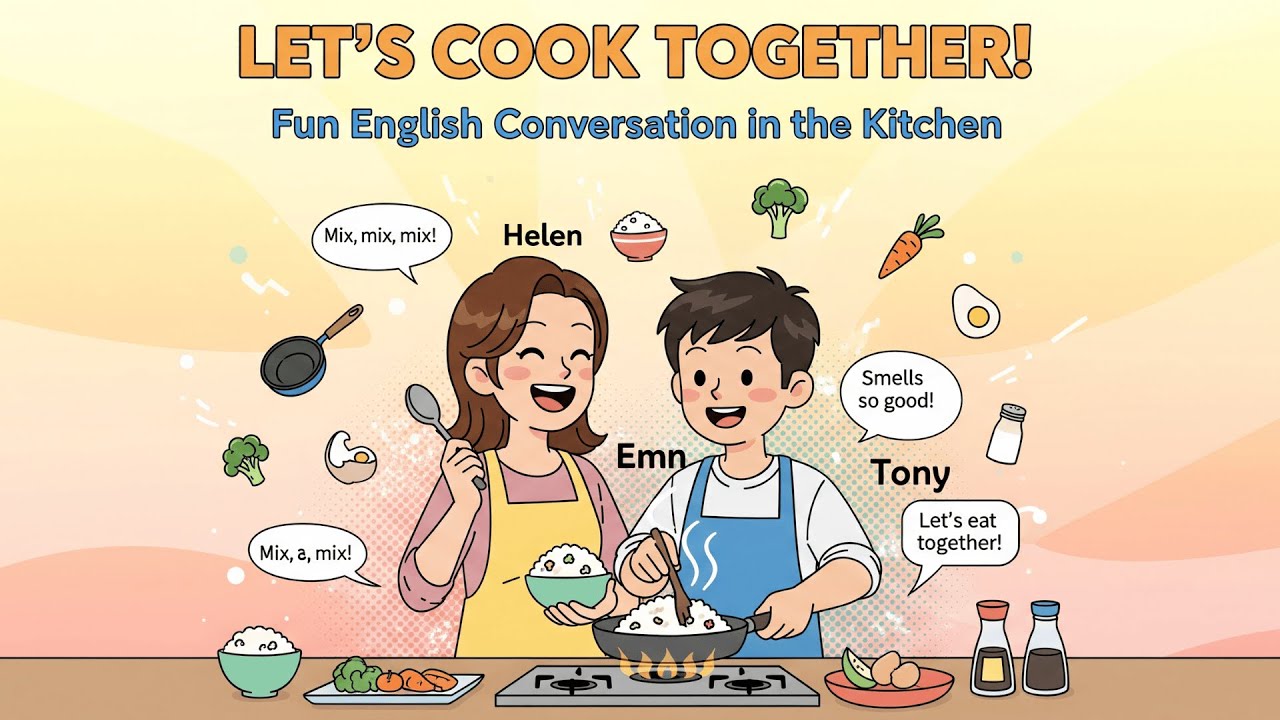 Let’s Cook Together! Morning English Talk - YouTube