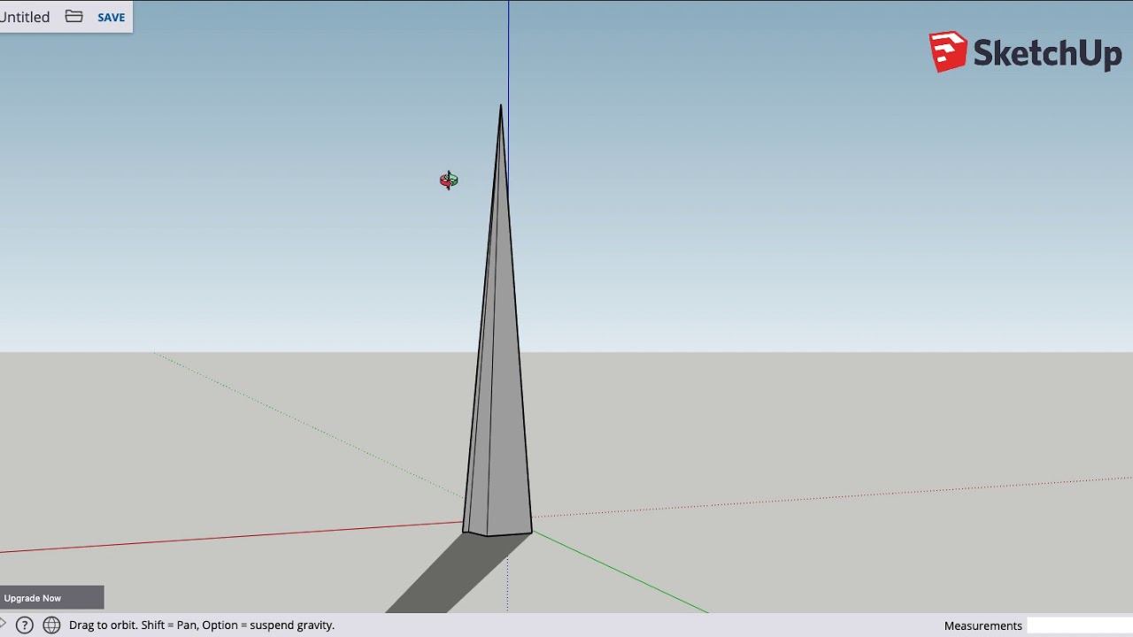 Simple Model of the Shard in SketchUp - YouTube