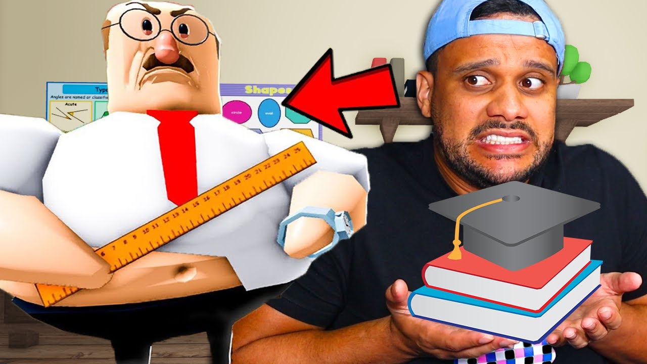 ESCAPE DO PROFESSOR MAIS MALUCO DO ROBLOX - Great School Breakout - YouTube