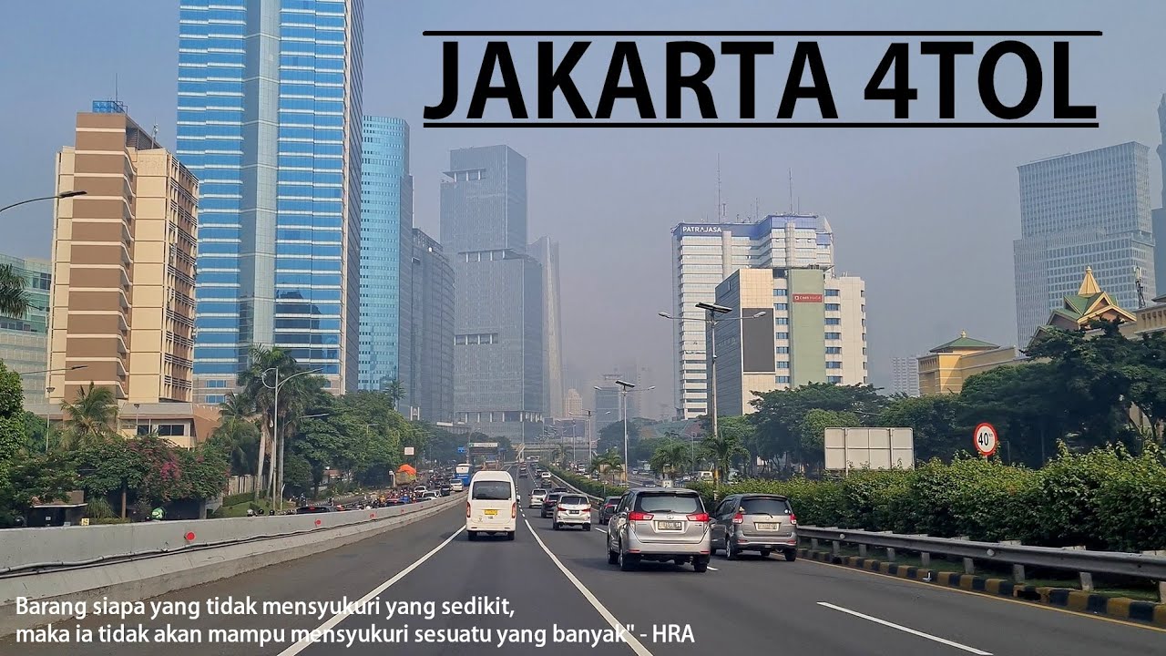 Driving at 4 Toll Road Around JAKARTA : JORR [Outer Ring Road ...