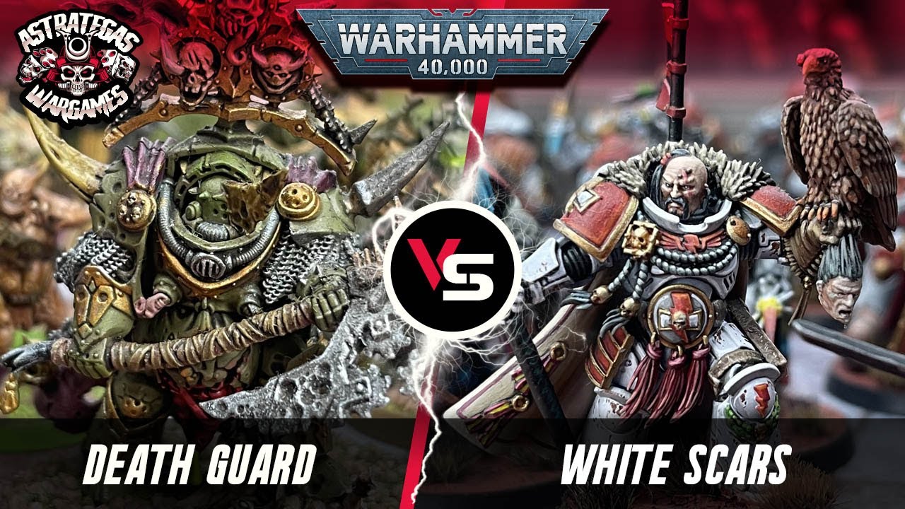 ⭐️INFORME WARHAMMER 40k⭐️Death Guard VS White Scars - Fuerza de choque 2.000pts - YouTube