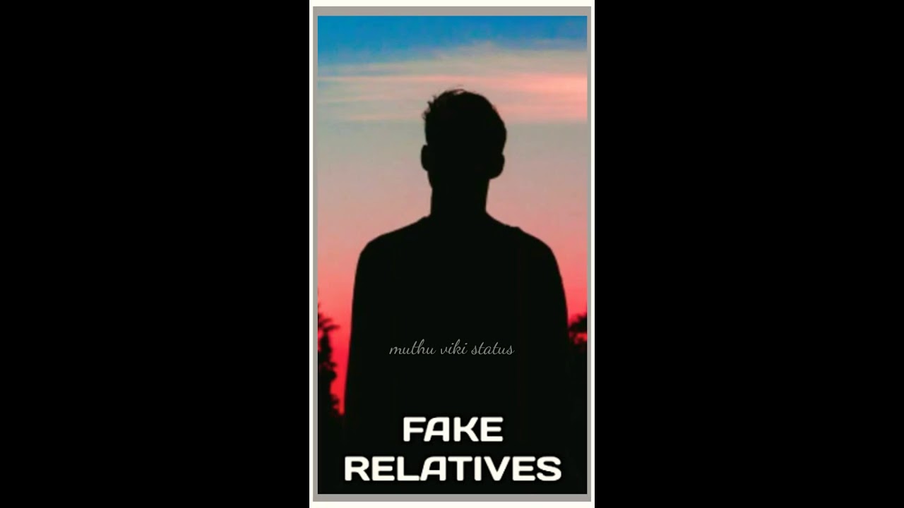 Fake relationship Whatsapp status tamil | Fake - YouTube