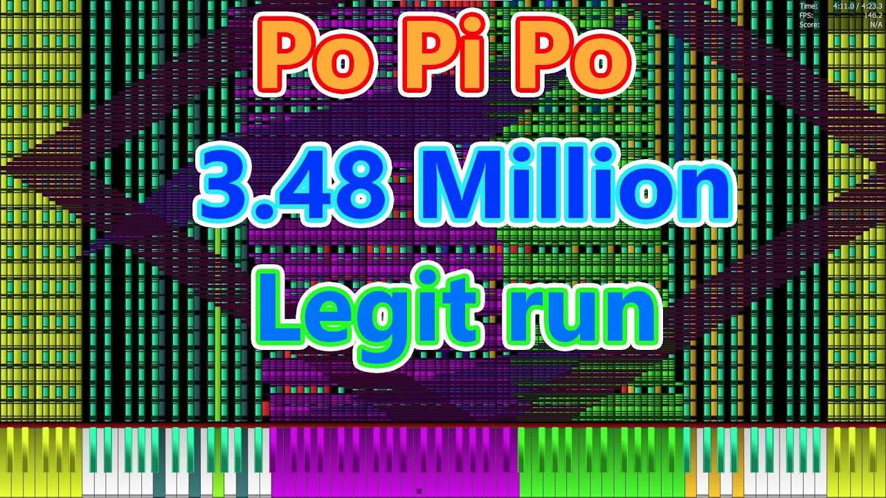 [Black MIDI] Po Pi Po 3.48 Million [Legit run] - YouTube