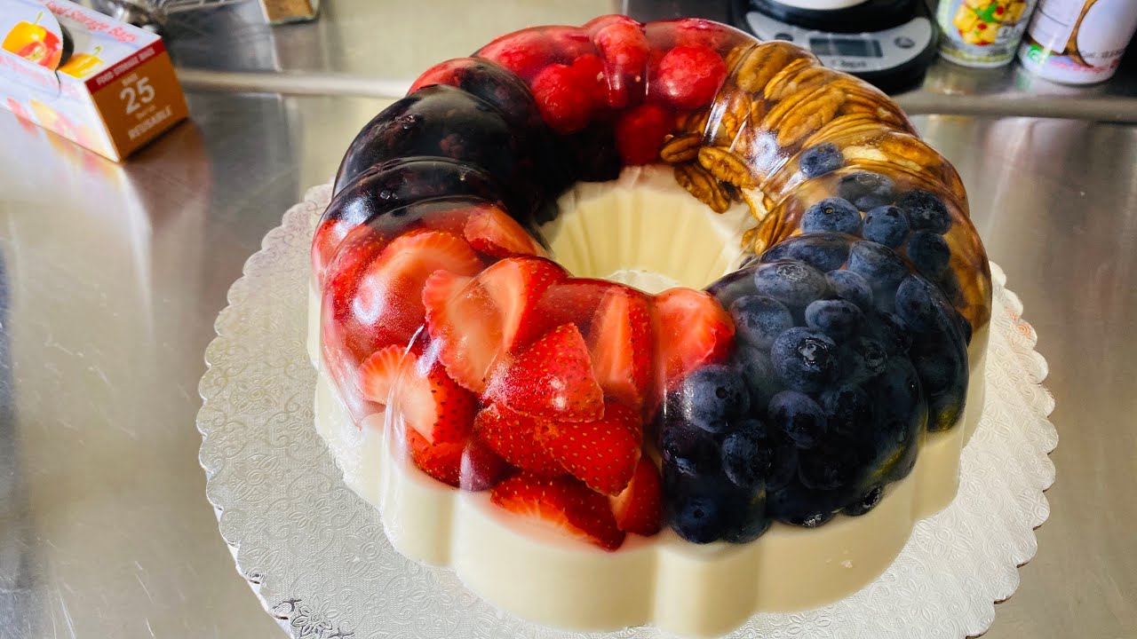 Gelatina encapsulada de frutos rojos 🥰 receta economica - YouTube