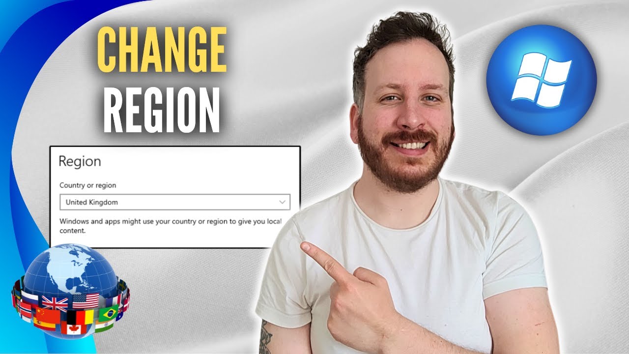 How To Change Region On Windows 10 - YouTube