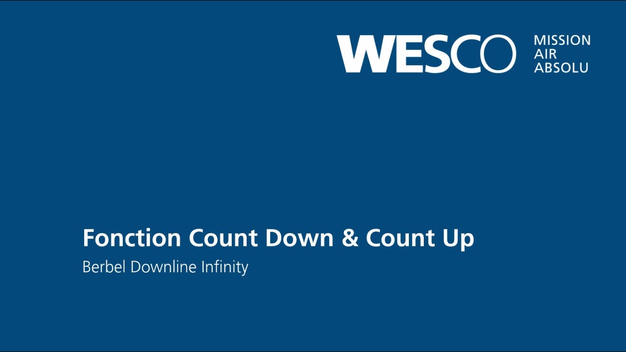 Fonction Count down & Count up Downline Infinity - YouTube