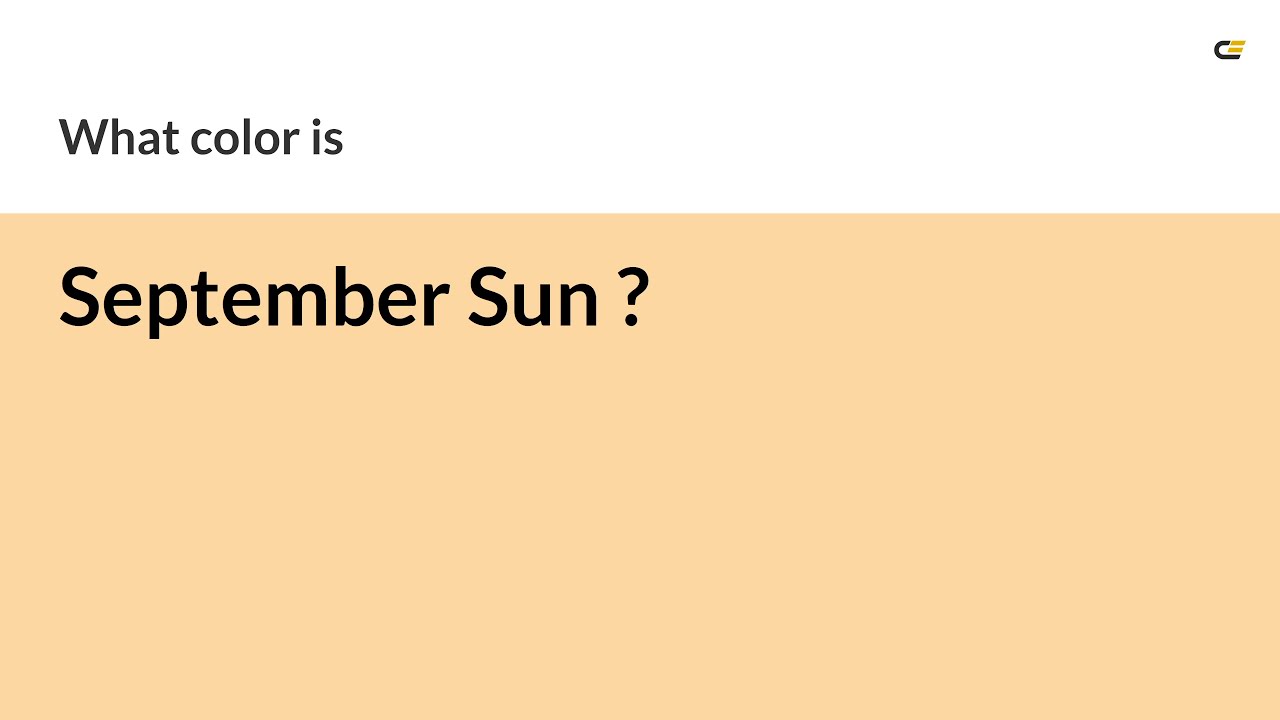 September Sun color #fdd7a2 hex Cool Yellow color fdd7a2 - YouTube