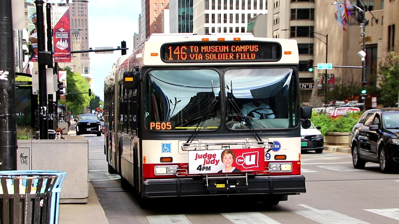 Chicago Transit Authority 2008 New Flyer DE60LF Hybrid Artic 4029 On ...
