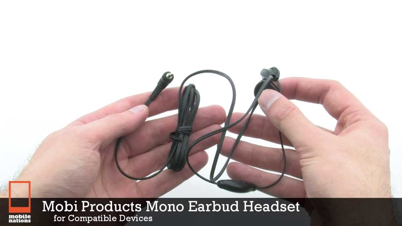 Mobi Products Mono Earbud Headset (2.5mm) - YouTube