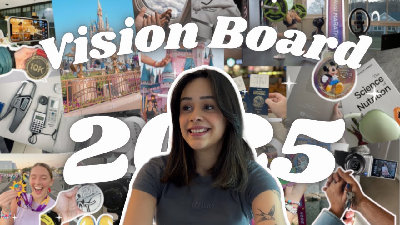 VISION BOARD 2025 planejando meus sonhos 🩷 - YouTube