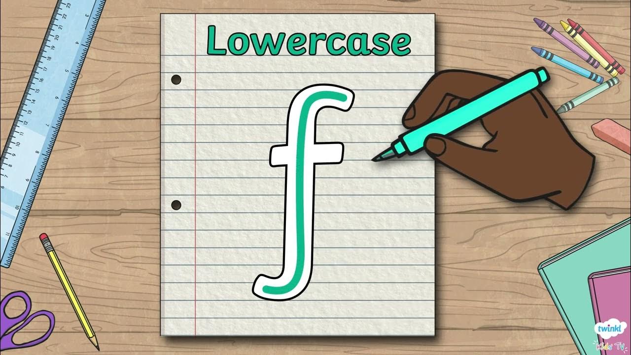 How to Write the Letter F | Handwriting Guide for Kids - YouTube