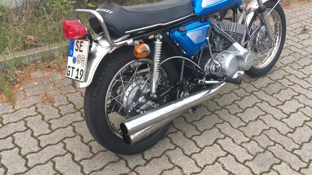 Kawasaki H1A 1971 - YouTube