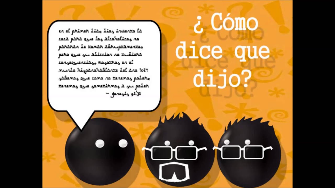 ¿COMO DICE QUE DIJO? - YouTube