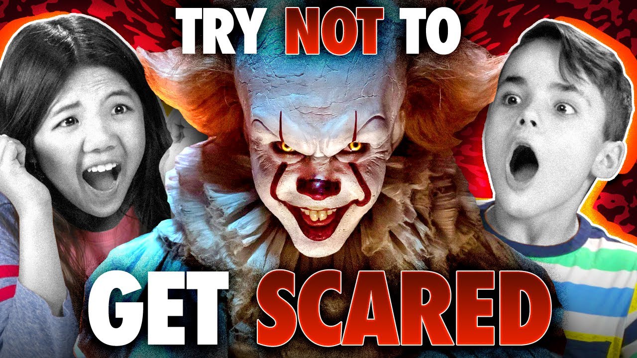 Kids Try Not To Get Scared Challenge (Scary Tik Toks, It Chapter 2, The ...