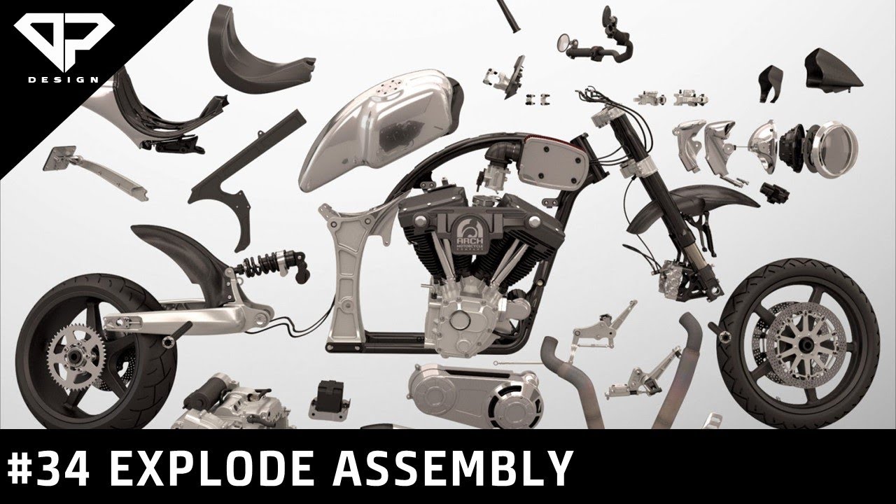 Learning Solidworks #34 : Explode Assembly | Solidworks Assembly | CAD ...