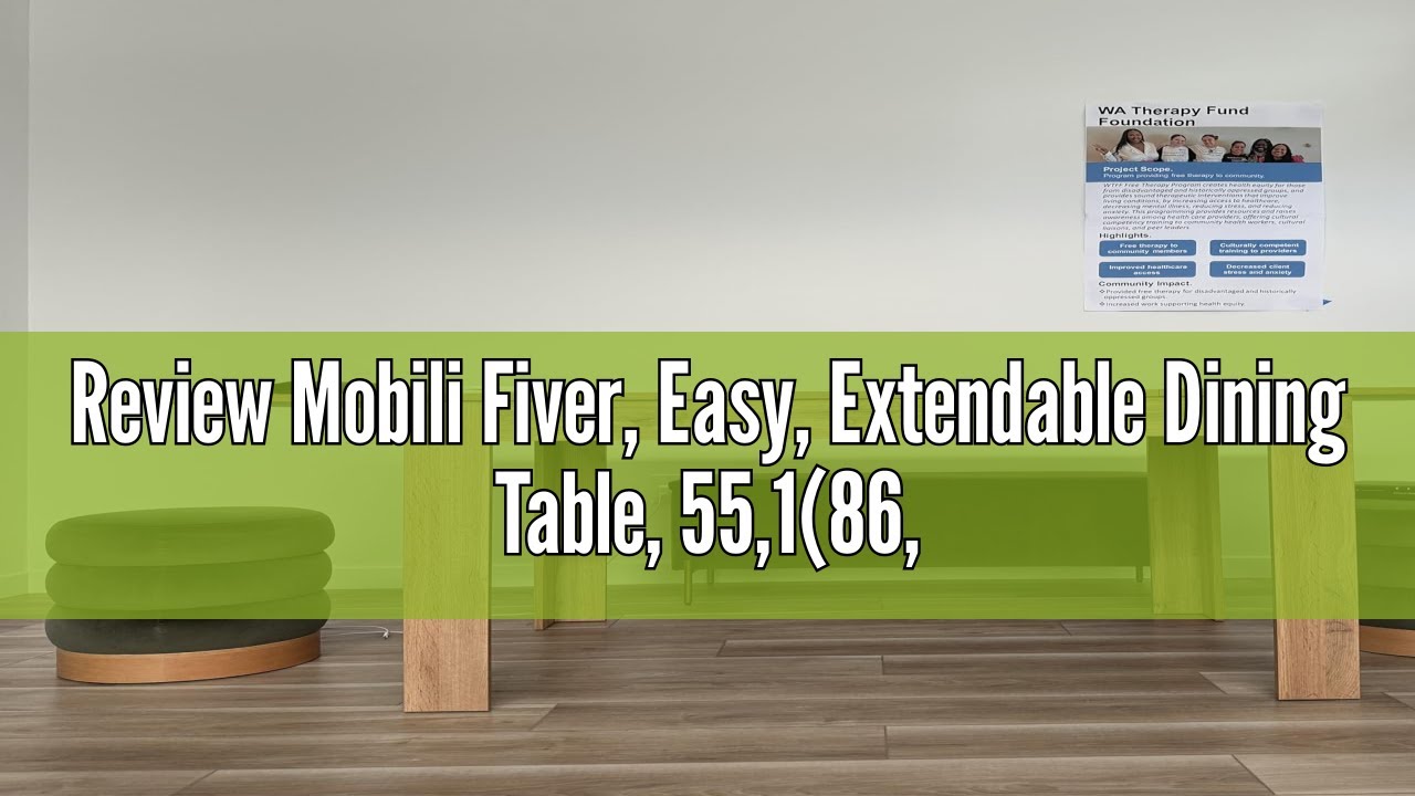 Review Mobili Fiver, Easy, Extendable Dining Table, 55,1(86,6) x35,4 in ...