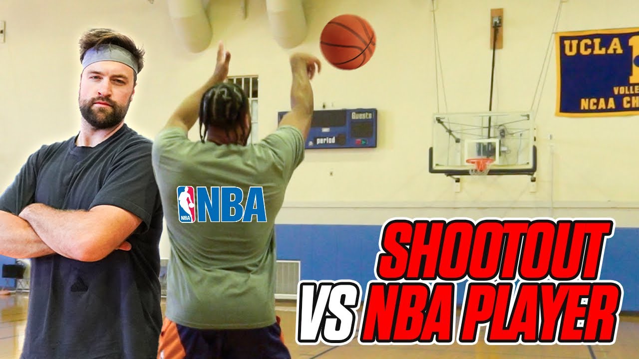 TRICKSHOT SHOOTOUT VS NBA PLAYER - YouTube