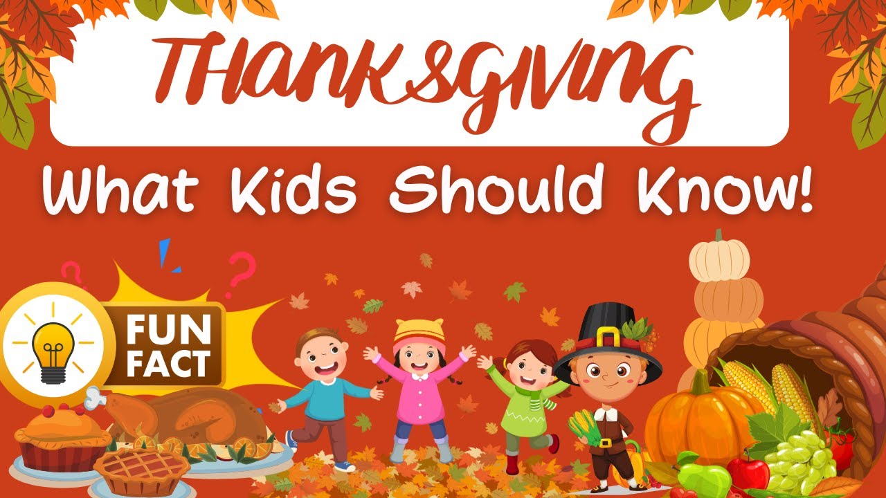 Thanksgiving Tips for Kids - Fun, Food & Gratitude! - YouTube