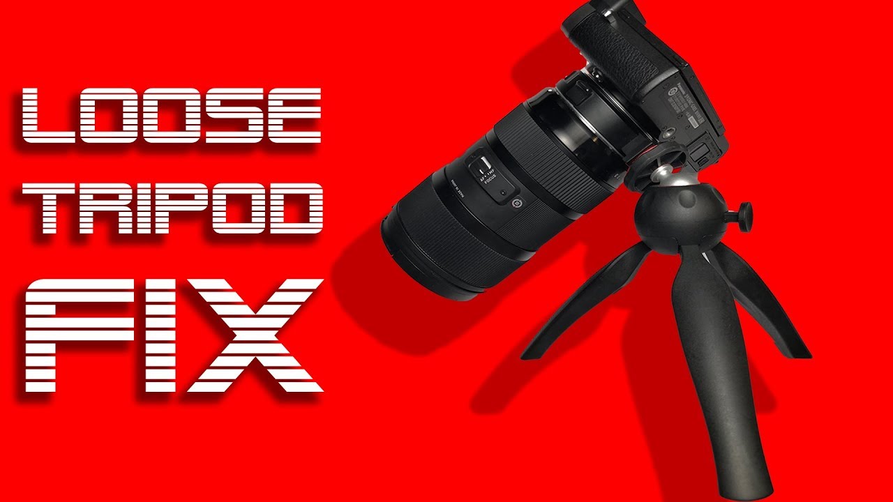 How To Repair Loose Pixi Camera Mini Tripod - YouTube