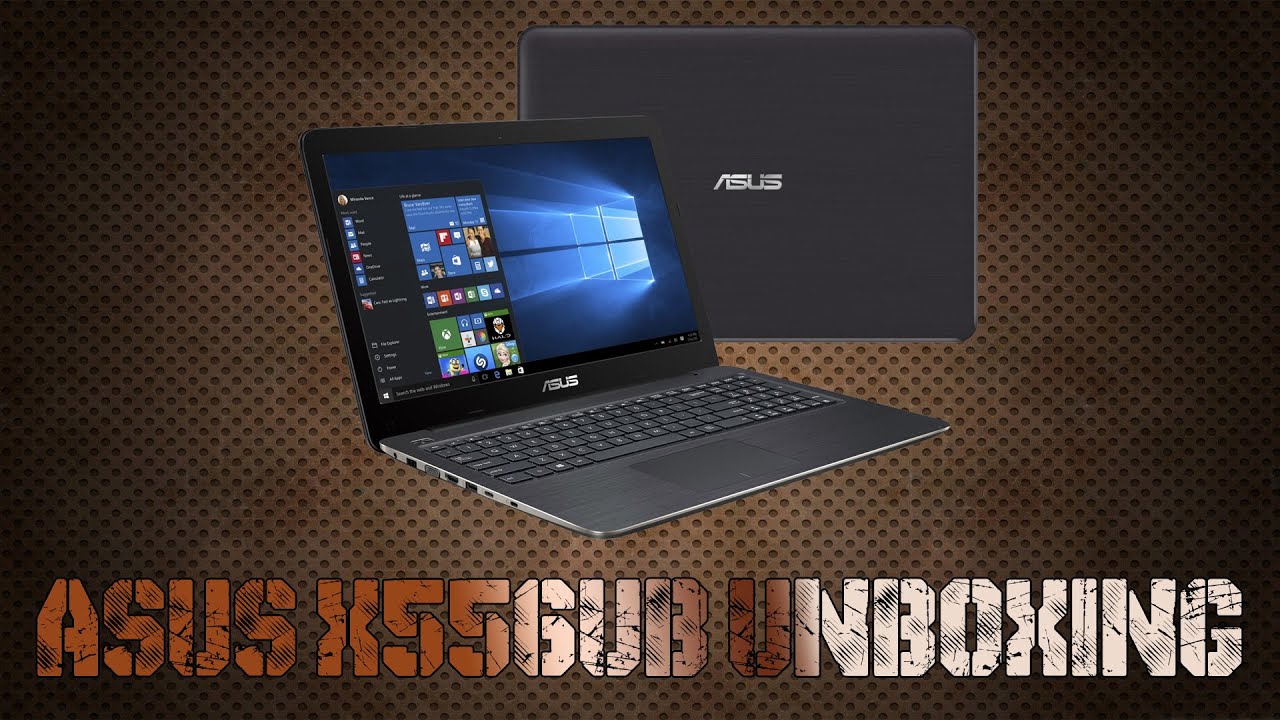 Asus X555UB unboxing / kicsomagolás - YouTube