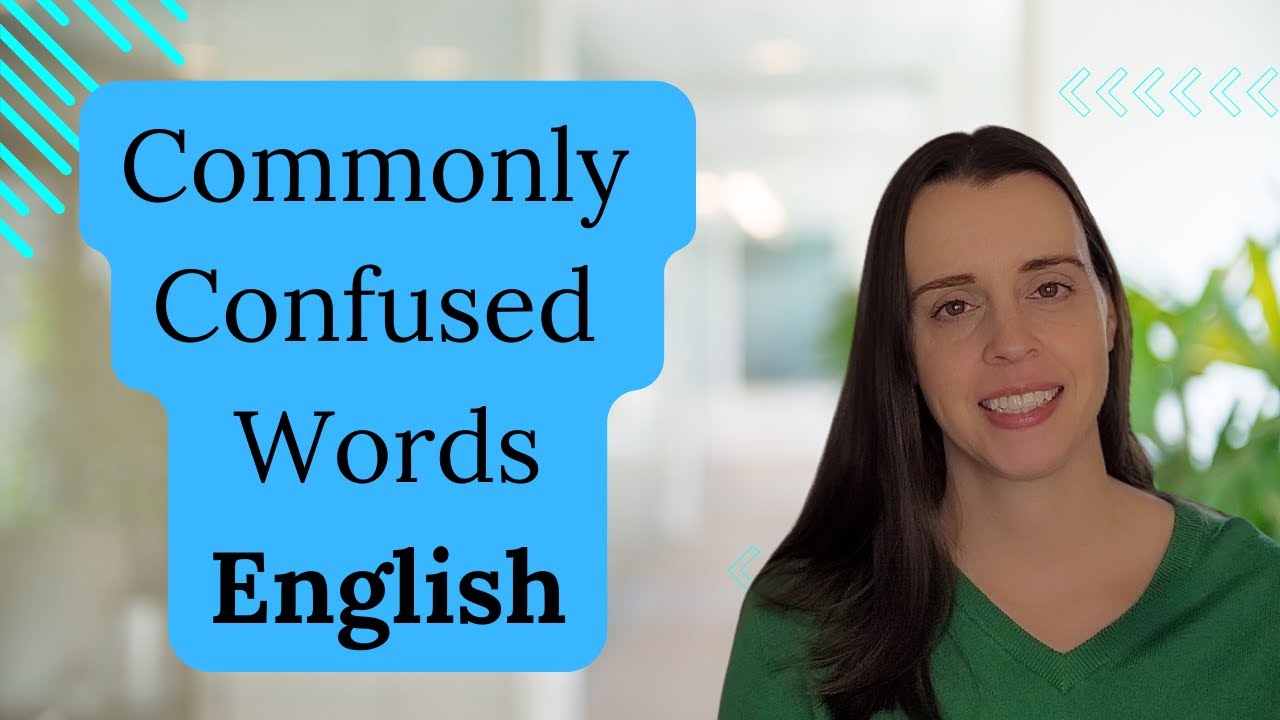 13 Commonly Confused Words | English Vocabulary Lesson - YouTube
