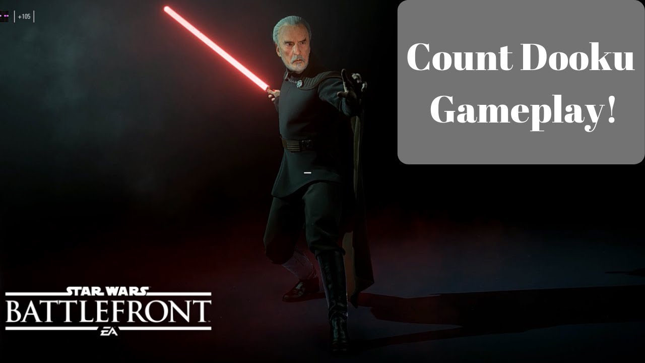 Count Dooku Gameplay! - Star Wars Battlefront 2 - YouTube
