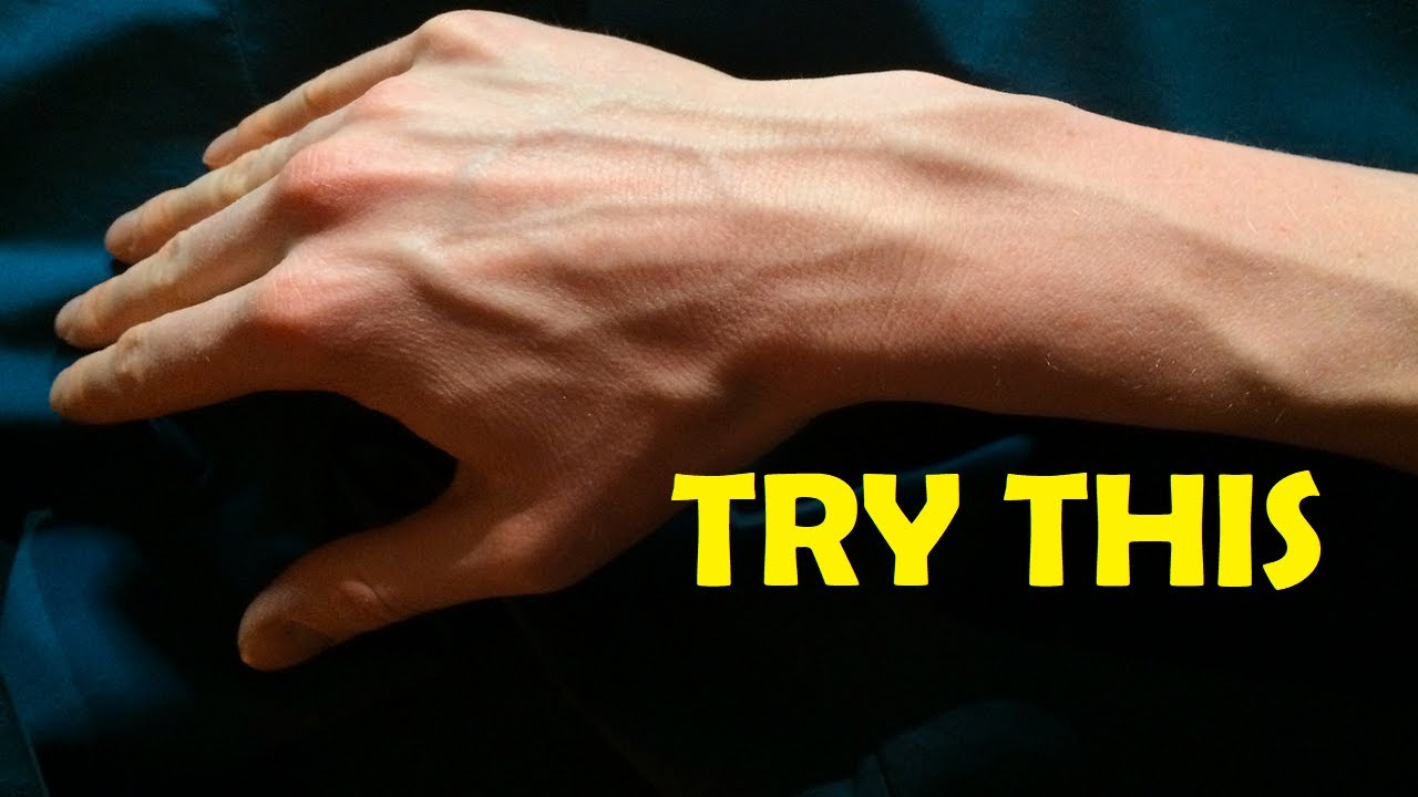 how to get veins to pop out of your hands fast - YouTube