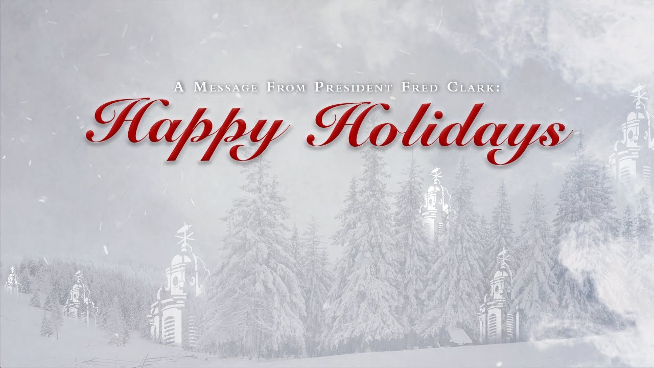A Holiday Message From BSU President Fred Clark - YouTube