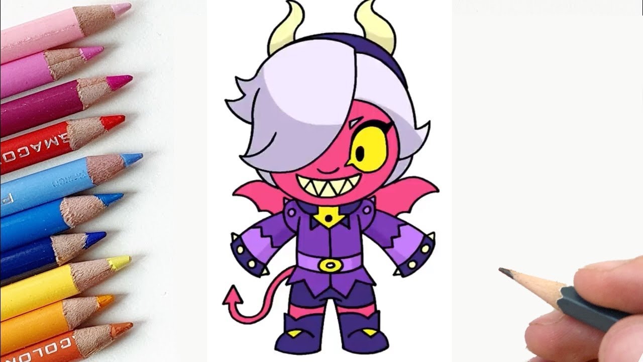 How To Draw Trixie Colette | Brawl Stars - YouTube